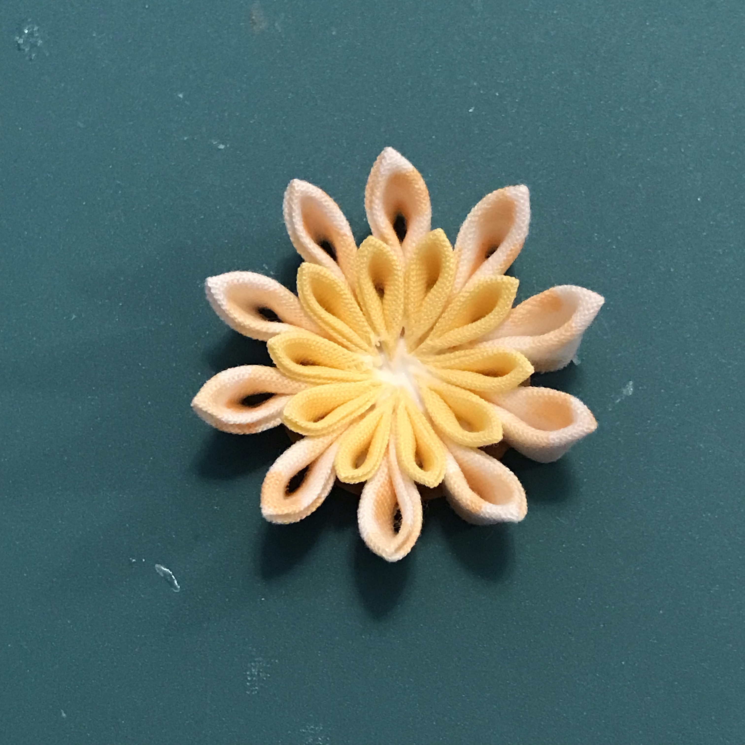 Making Hanabi-like Flowers “Chrysanthemums” with Tsumami-zaiku ...
